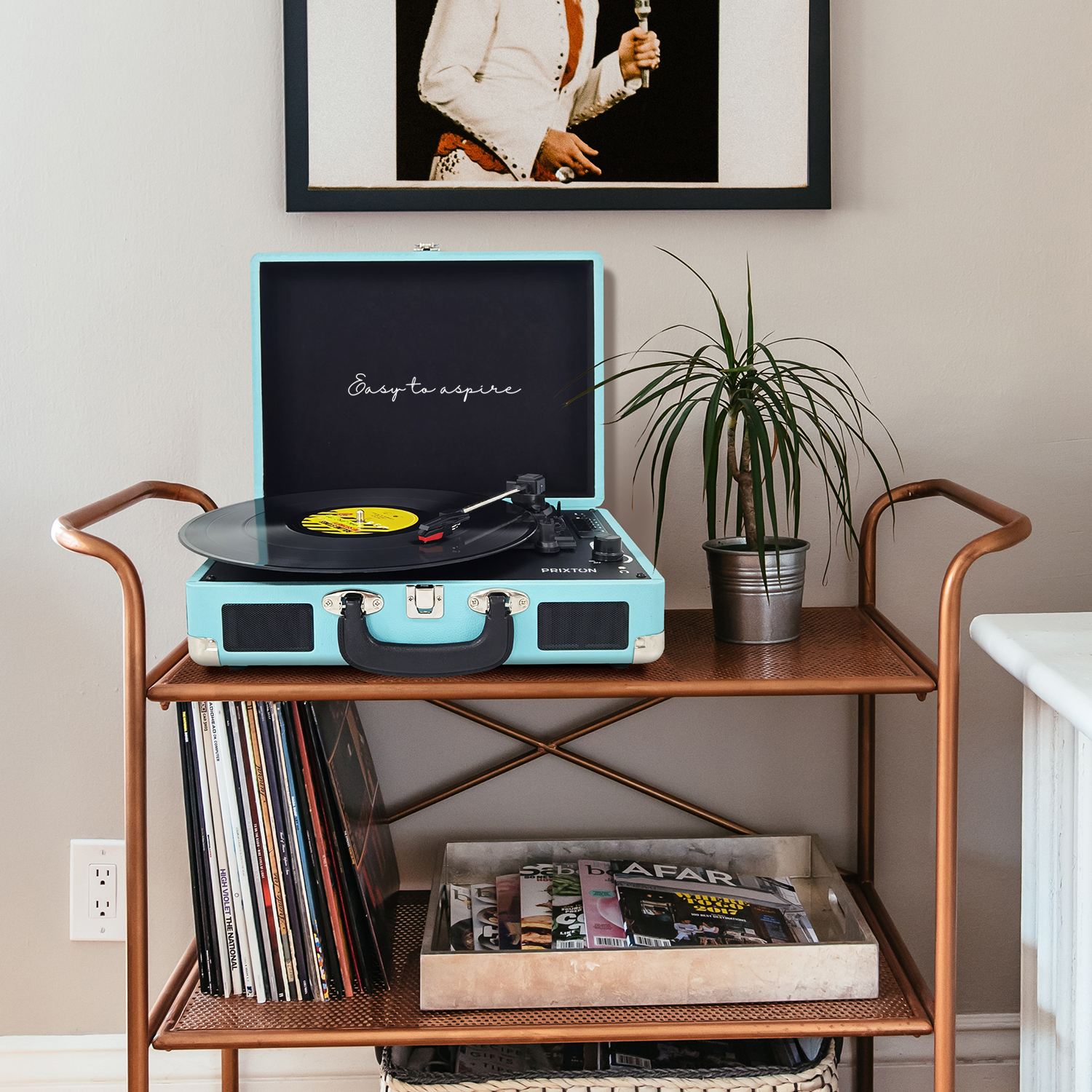 Blue Turntable | VC400 - PRIXTON